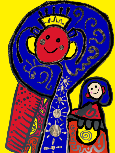 Our earth family_series3-7/10 - 支援型NFT TriARTs by SocialCompassのNFT | Adam byGMO